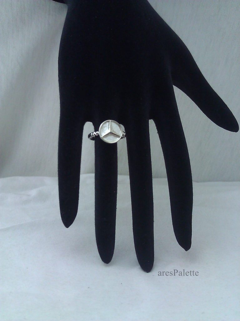 Mercedes Benz Ring-Handmade-925 silver