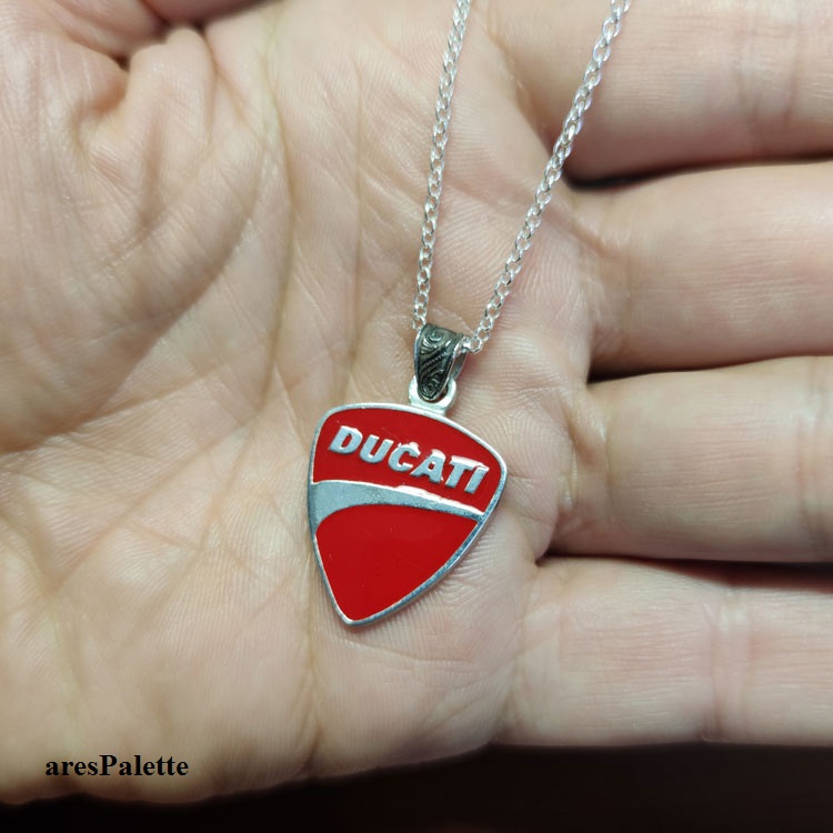 Ducati Necklace Handmade 925 Silver