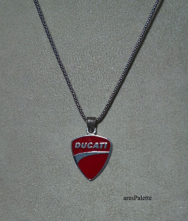 Ducati Necklace Handmade 925 Silver
