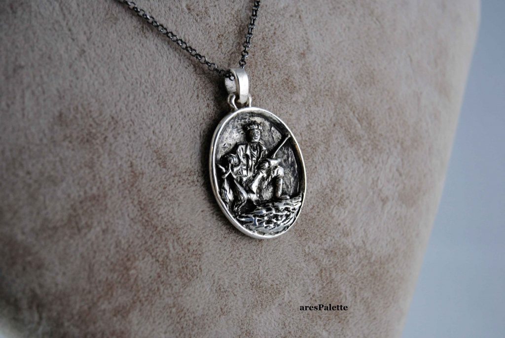 Hunter Necklace 925 Silver Handmade