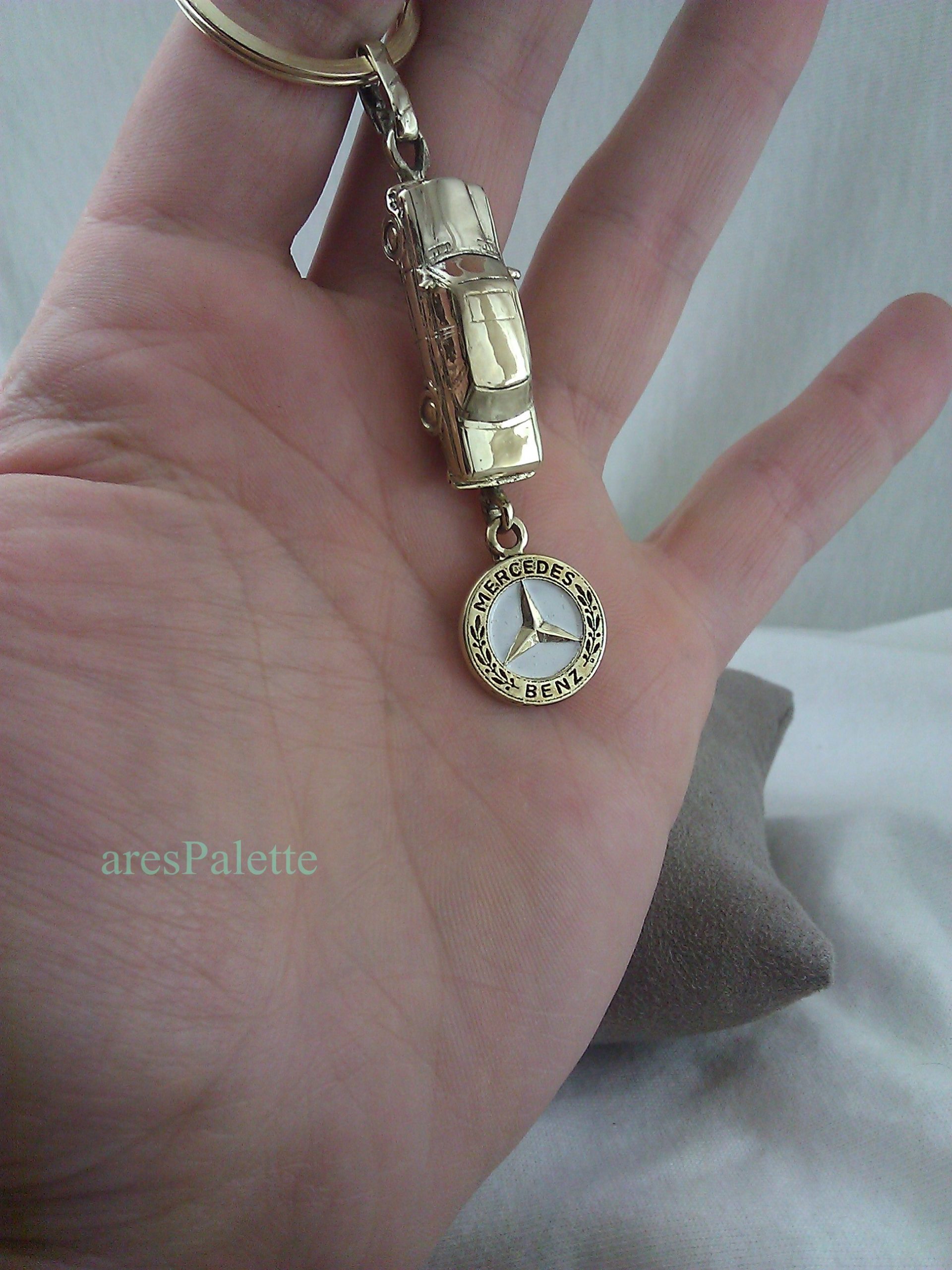 Mercedes Benz W123 Handmade 3D Keychain