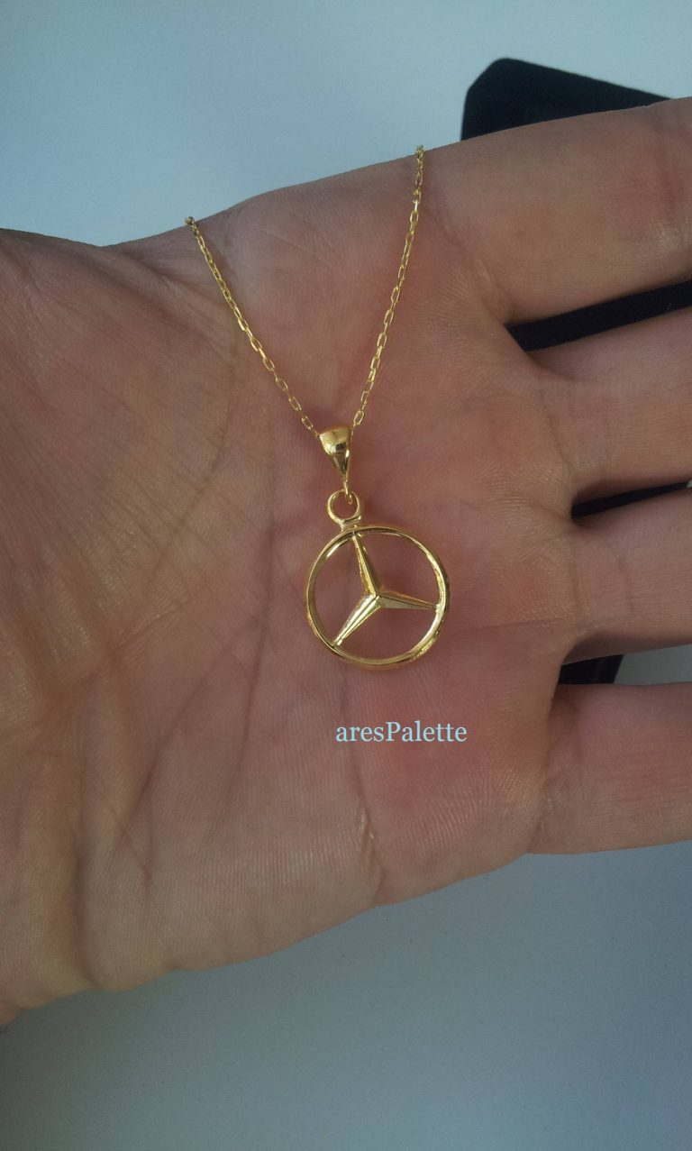 Mercedes Benz ''Yellow Edition'' Necklace-925 silver