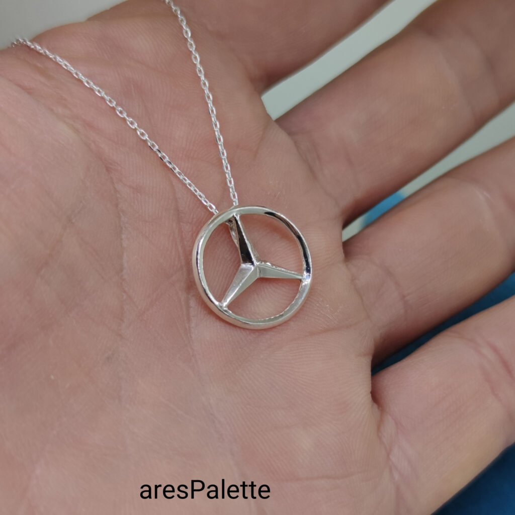 Mercedes Necklace Silver 925
