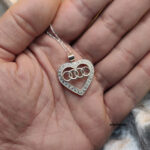 Audi Necklace Handmade - 925 silver